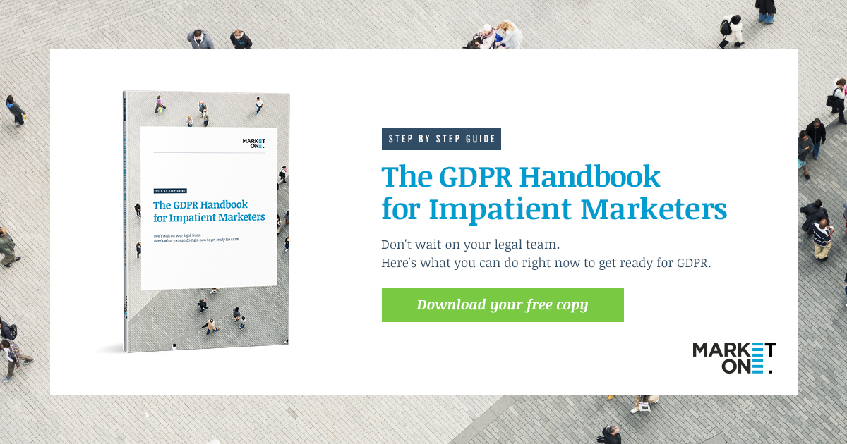 MarketOne releases GDPR Handbook for B2B Marketers